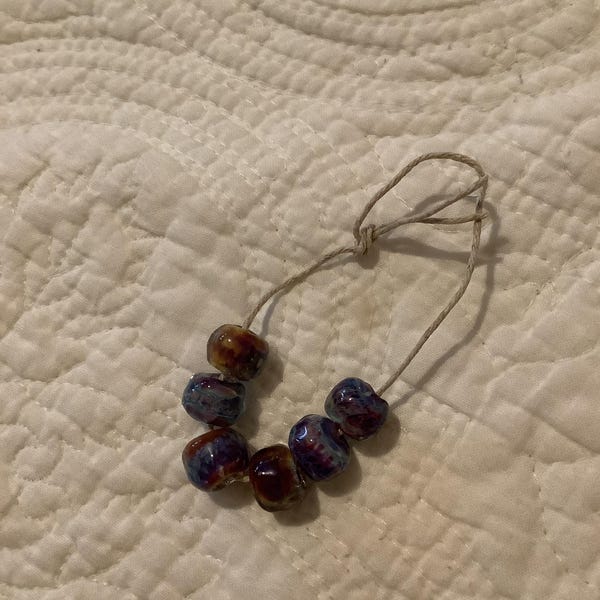 Lampwork Beads by Stephanie Mccain, Glass Pendant, Handmade Lampwork ...