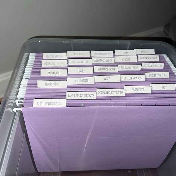 Family File Box , Milestone Tote , Memory Box , Organization House Box ...