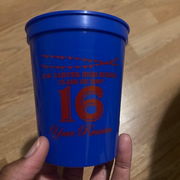 High School Reunion Cups, Class of 2005 Reunion, 20 Year Reunion, Class ...