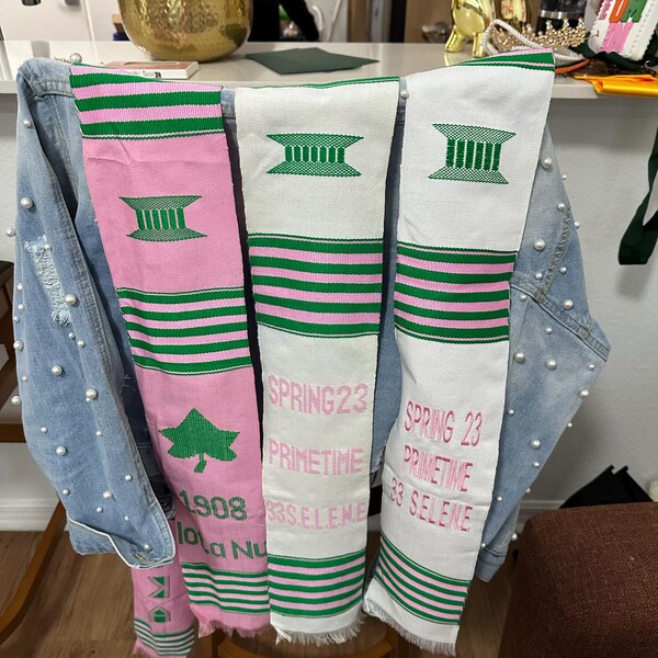 Traditional Red Kente Priest Stoles. - Etsy