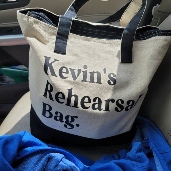 Mini Happy Opening Night Canvas Drawstring Bag Actors 4x6" | Opening ...