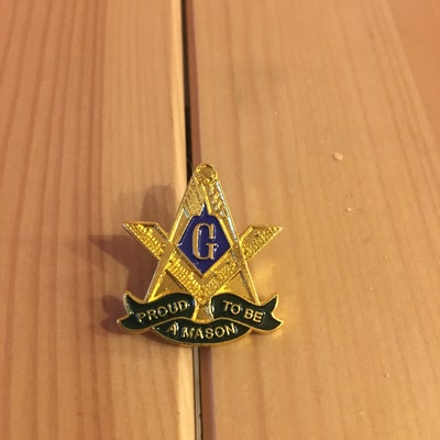 Proud to Be A Mason Lapel Pin - Etsy