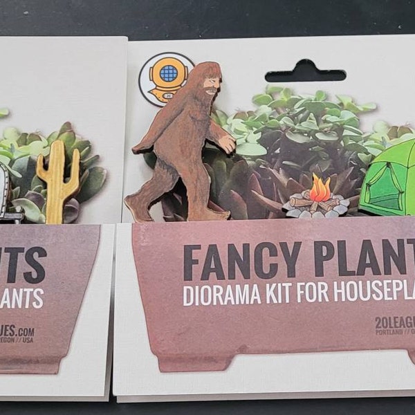 Sasquatch Fancy Plants Diorama Kit - Etsy