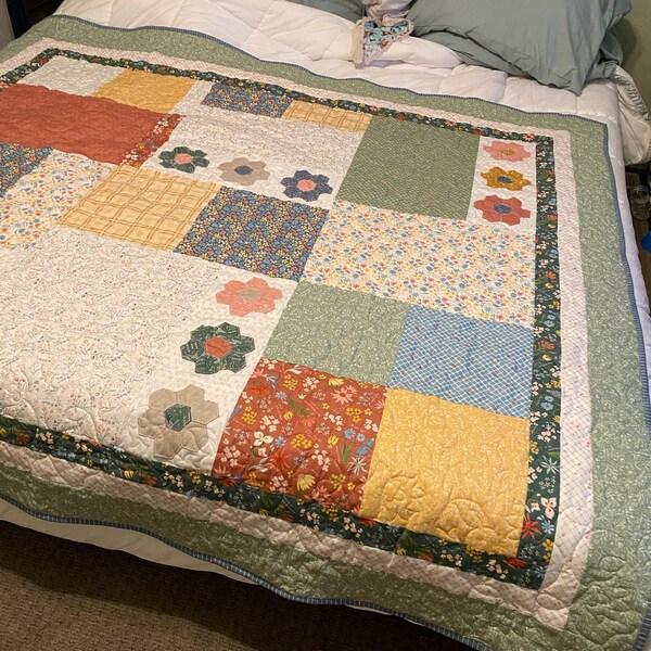 Coneflower FPP Pattern - PDF Download - Foundation Paper Piecing - Etsy