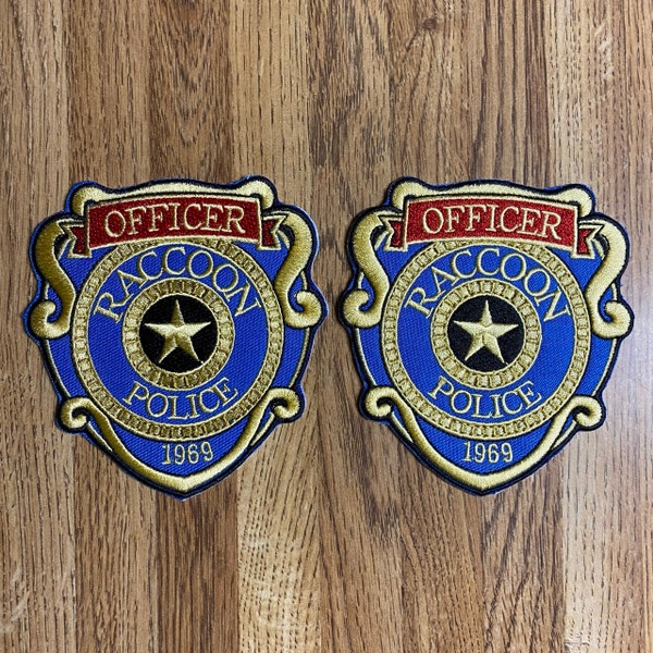 Resident Evil RPD Raccoon Police Department Embroidered Patch Uniform ...