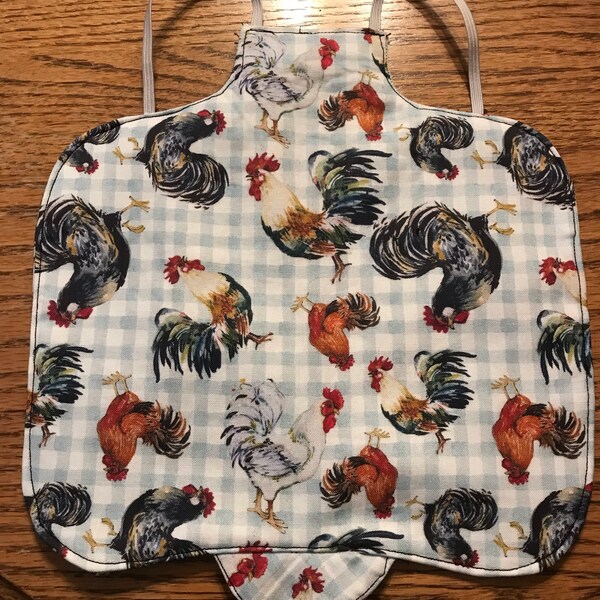 Hen Saddle, Chicken Apron Tail Guard PDF Pattern Make Your Own INCLUDES ...