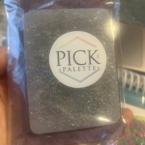 Rainbow Picking Pad Fidget Pick Palette Toy Neon Crystal Pebble Glitter Texture to Pick, Dig and ...