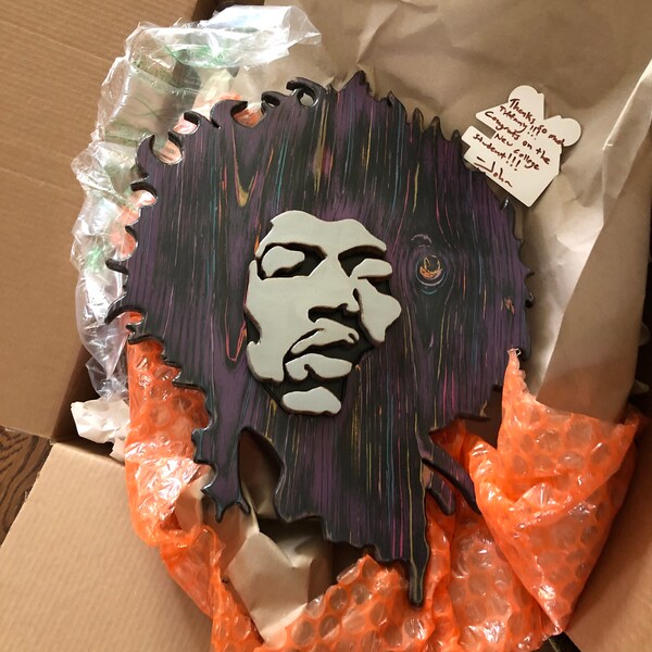 JERRY GARCIA Wall Art (jerry Hand | Grateful Dead | Wall Sign | Wall ...