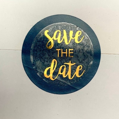 Custom GOLD Sticker Text Here GOLD FOIL, Clear Gloss Custom Gold Text ...