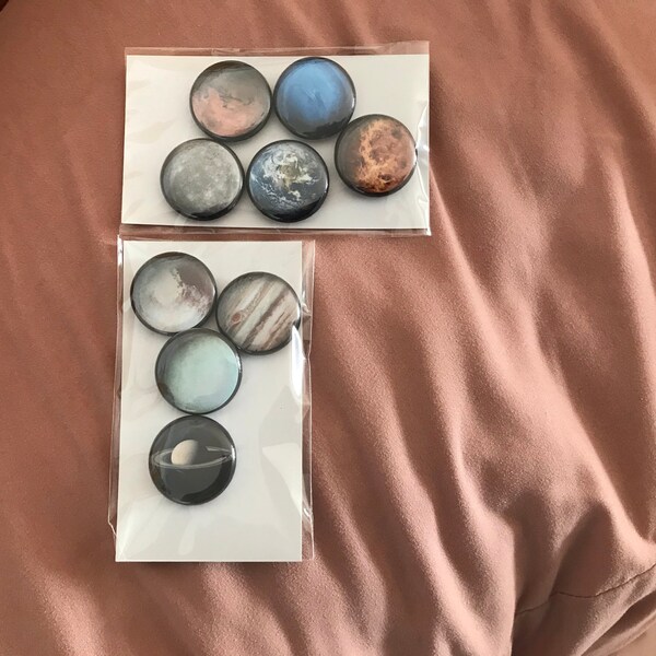 Planets Fridge Magnet Gift Set Space Solar System Astronomy Science ...