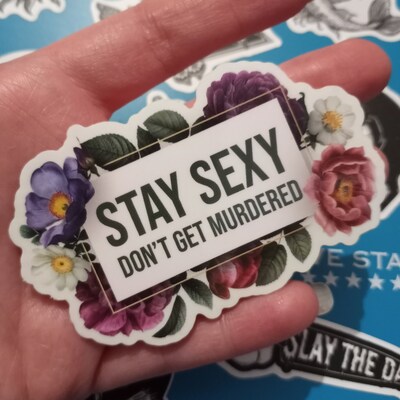 SSDGM Vinyl Sticker My Favorite Murder Laptop Stickers Stay Sexy Don't ...