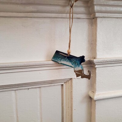 Resin Keychain Epoxy Resin Ocean Waves Key Holder Resin Wave Art Beach ...