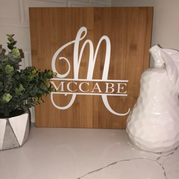 M Split Monogram SVG - Split Letter M SVG - Divided Initial Svg ...