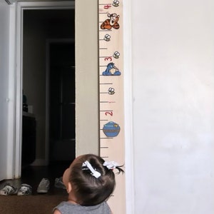 Mickey or Minnie Mouse Growth Chart Disney Ruler Steamboat - Etsy