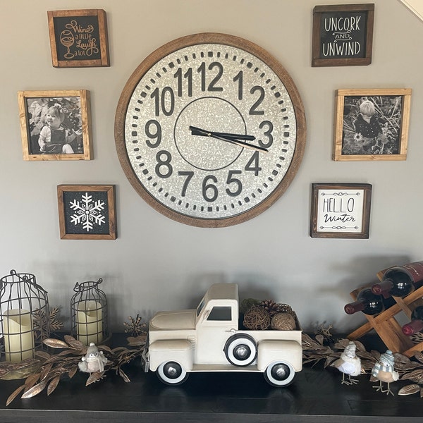 Ainsley Pattern Wood Sign Tile Pattern Sign Moroccan Wall Decor Tile ...