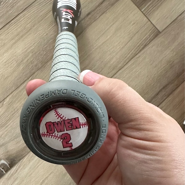 Personalized Baseball Bat Name & Number Sticker - 3D Decal - Etsy