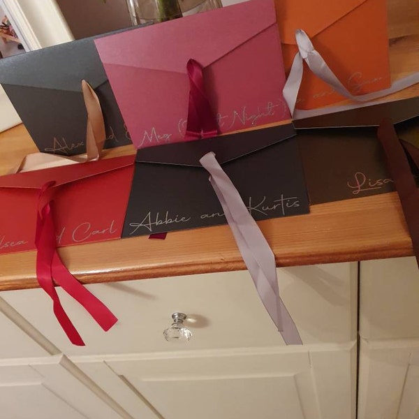 Luxury Personalised Gift Envelope With Gemstone Name, Voucher 17.5 X 12 ...