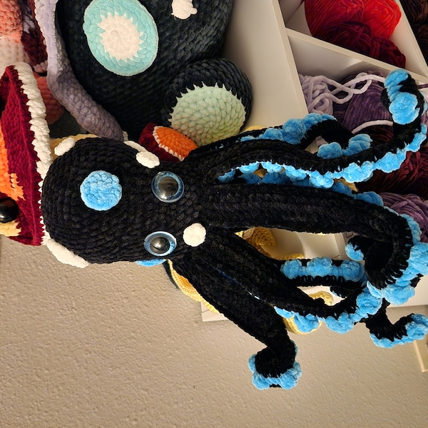 Octo Mama and Baby Crochet Pattern Pdf Amigurumi Octopus Under the Sea ...