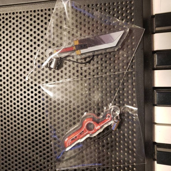 Video Game Sword Clear Acrylic Charm | Phone Charm, Video Game Charm ...