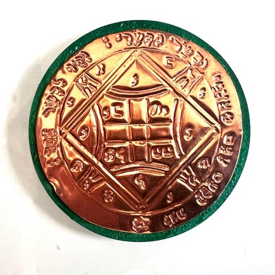 Camio Sigil Wood Burned by Hand Seal Spirit Goetia Size Aprox 8 Cm - Etsy