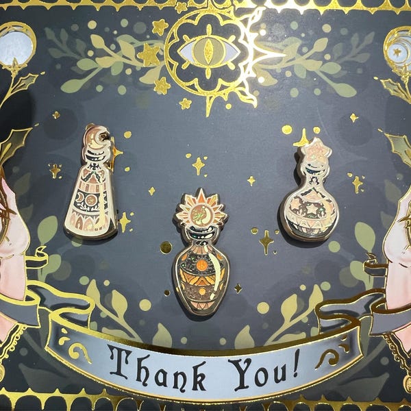 ANTIQUE OIL LAMP. Enamel Pin. Gold Finish. Hard Enamel. Dark Academia ...