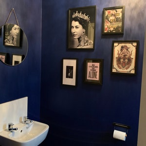 Punk Queen Queen Elizabeth Home Decor Wall Art Print - Etsy UK