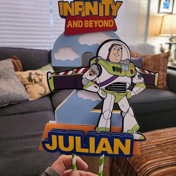 Buzz Cake Topper , Two Infinity Cake Topper , Toy Cake Story Topper ...