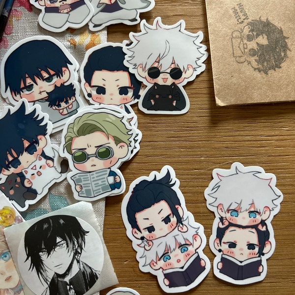 Satosugu Duo Anime Stickers | Cute | Laptop Sticker | Decals | Vinyl ...