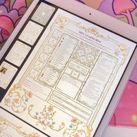 Dnd Character Sheet Victorian | Dungeons and Dragons Form Fillable ...