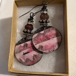 Handmade Wire Wrapped Polymer Clay Angel Fish Mixed Media Necklace and ...