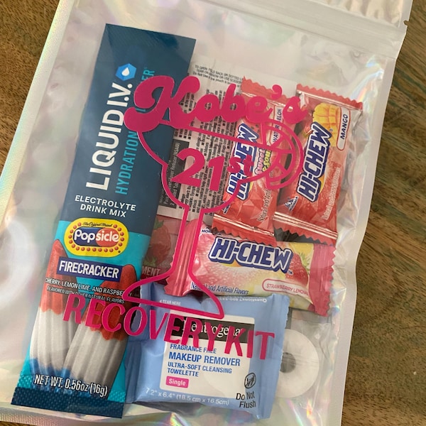 Stayin Alive Hangover Kit/self Care Kit Weddings/bachelorette Party ...