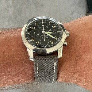 Basque Olive Canvas Watch Strap From 15oz Canvas, 20mm, 22mm, 24mm ...