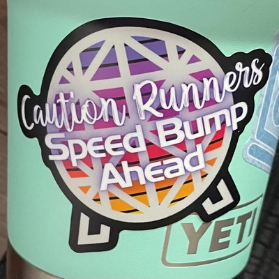 Fast Vibes, Running Sticker, Run Sticker, Vinyl Sticker, Water Bottle ...