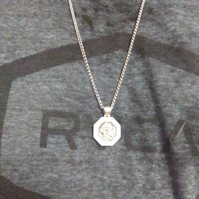 Alexander the Great of Macedon Pendant Braided Wheat Neck Chain 2.5mm ...