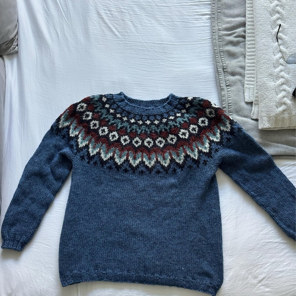 Icelandic Unisex Traditional Sweater, Lopapeysa. - Etsy