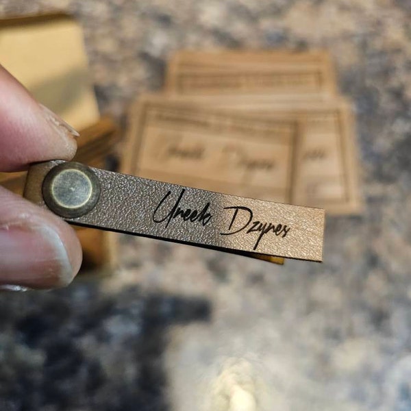 Personalized Zipper Tags for Large Zipper Pulls - Set of 5 - Custom ...