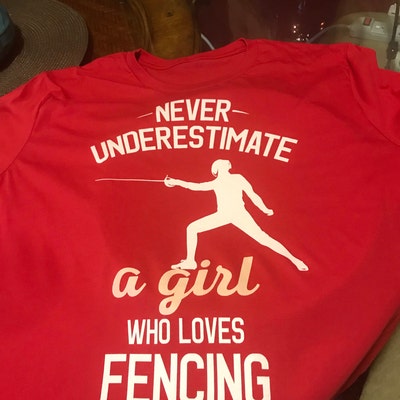 Fencing Sport Epee Foil Saber Lover Fencer Gift T-shirt, Funny Practice ...