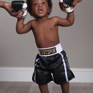 Personalized Perfection: Baby Boxing Set With Custom Wearable Gloves ...