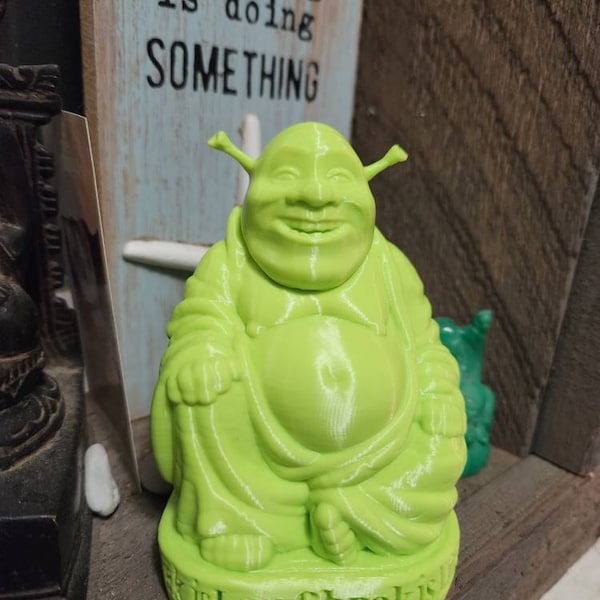 Shrek Buddha Figurine - Shrek is Love, Shrek is Life - Etsy