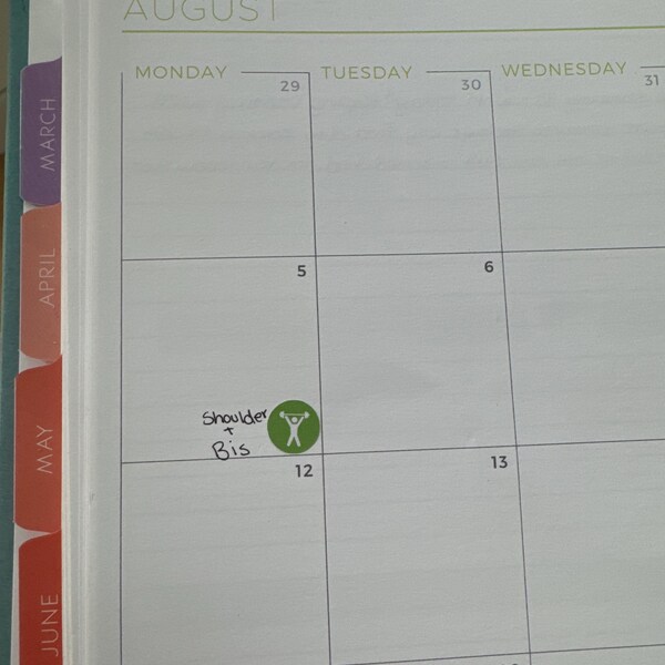 FILL IN BLANK Schedule Label Planner Sticker for Planner or Calendar - Etsy