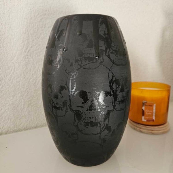 Gothic Tea Set, Skull and Butterfly, Ceramic Teaset, Goth Cup Saucer ...