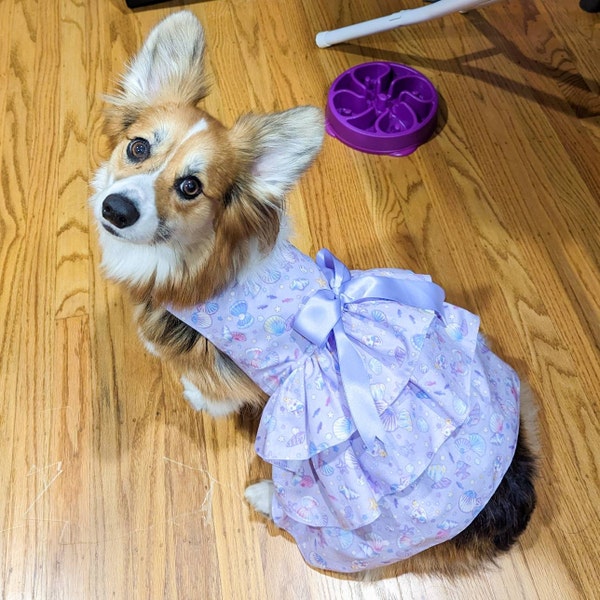 Ruffle Dog Dress Sewing Pattern 1628 Dog Clothes Pattern Dog Dresses ...