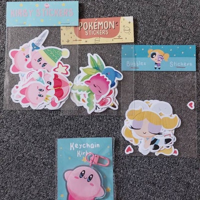 Kirby Sticker Pack Original Fanart Videogame - Etsy