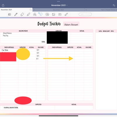 Digital Budget Planner Goodnotes Template, Digital Financial Planner ...