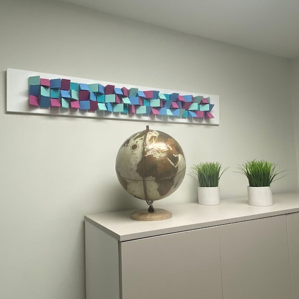 Miami Wall Wood Art: Modern Wooden Frames Inspired by the Colors of ...