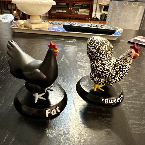 Silver Laced Wyandotte Hen Figure or Ornament - Hand Painted Chicken - Etsy