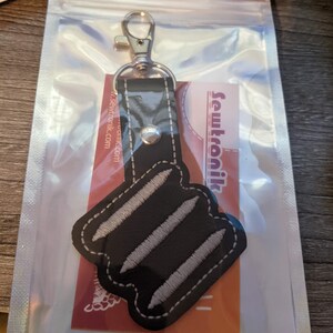 FFXIV Embroidered Job Icon Logo Soul Stone Keychain Fob Reaper - Etsy