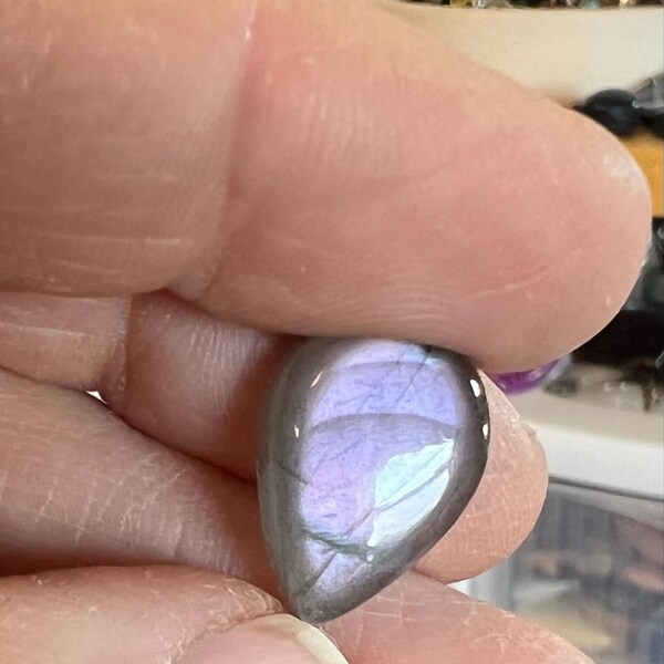 100% Natural Blue Flashy Rainbow Moonstone Size - 6x11 to 20x25 MM Both ...