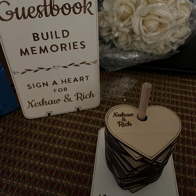 Wedding Card Box, Family Tree Card Box With Slot for Wedding, Rustic ...