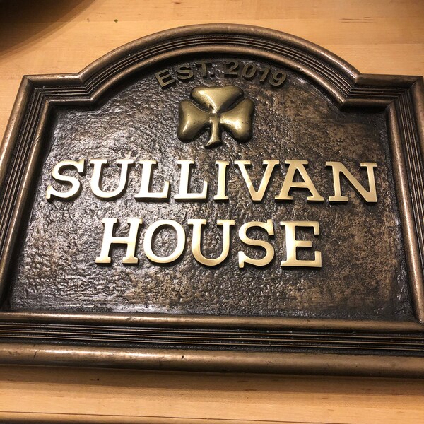 Vintage House Sign.traditional Style English, Country House Wall Plaque ...